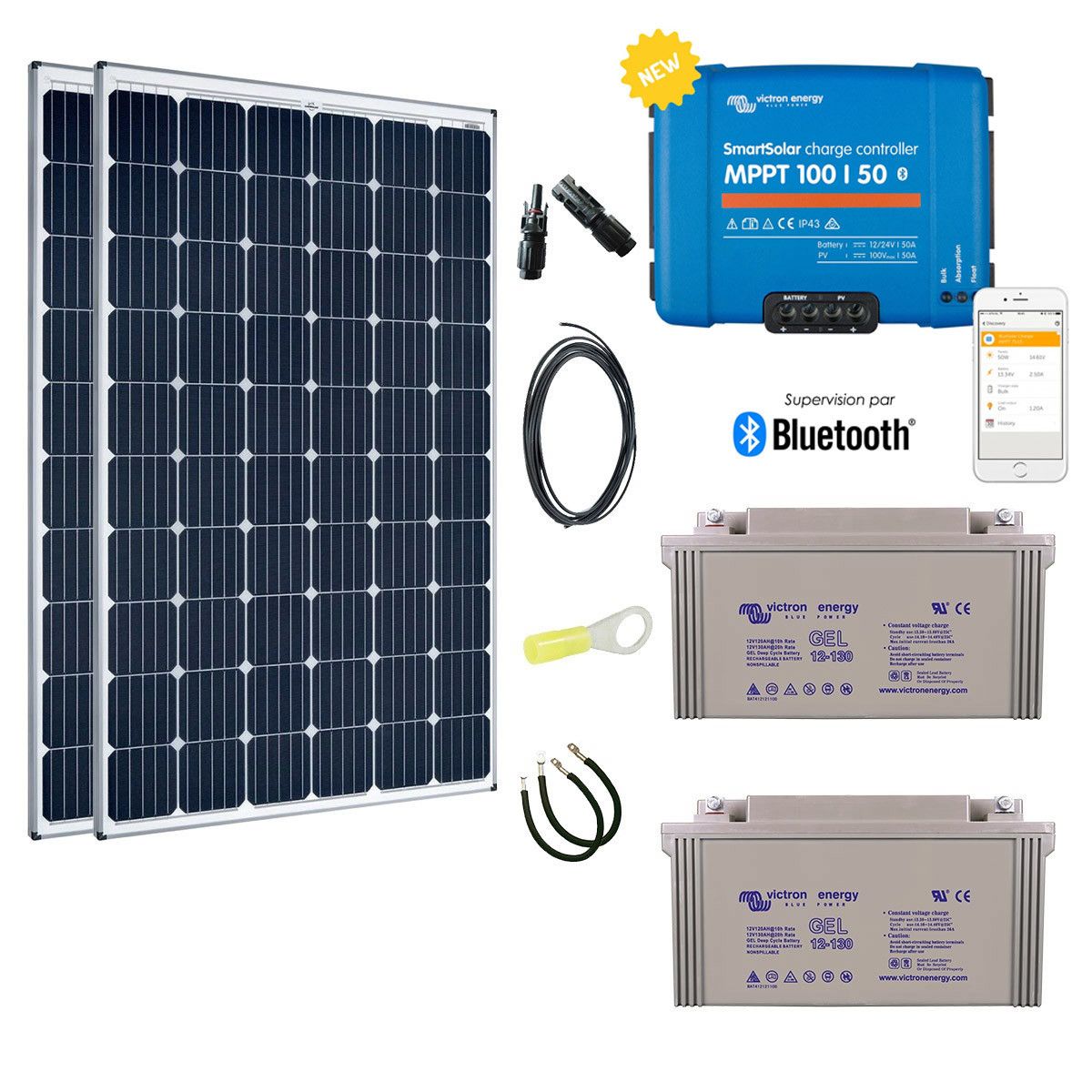 Kit solaire autonome 12V-600W