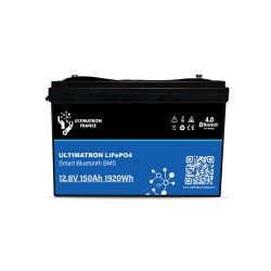Ultimatron Batterie Lithium 12.8V 150Ah PRO LiFePO4 Smart BMS Avec ...