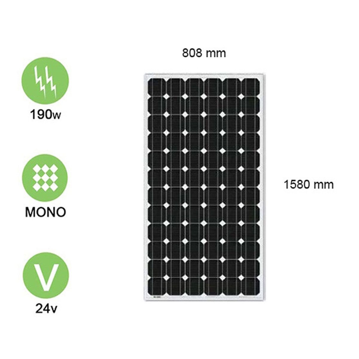 Panneau solaire 215W-24V Monocristallin - Victron Energy